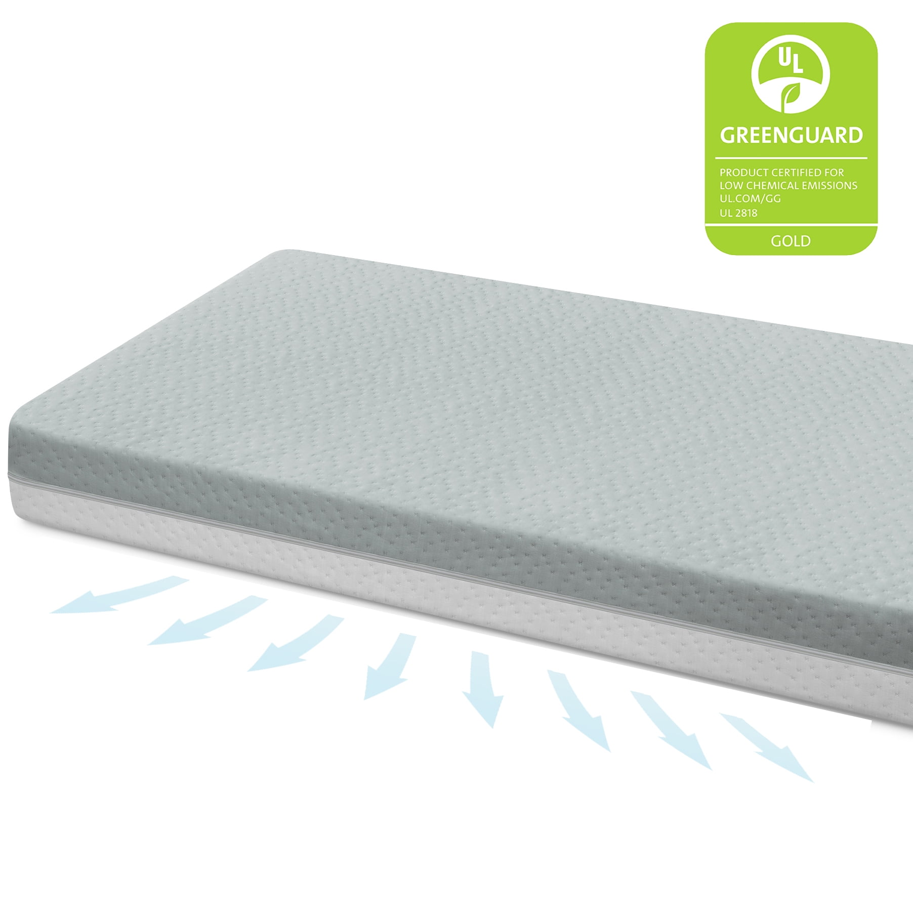 Delta Children Winter Breeze Mattress - Breathable Baby Crib and ...