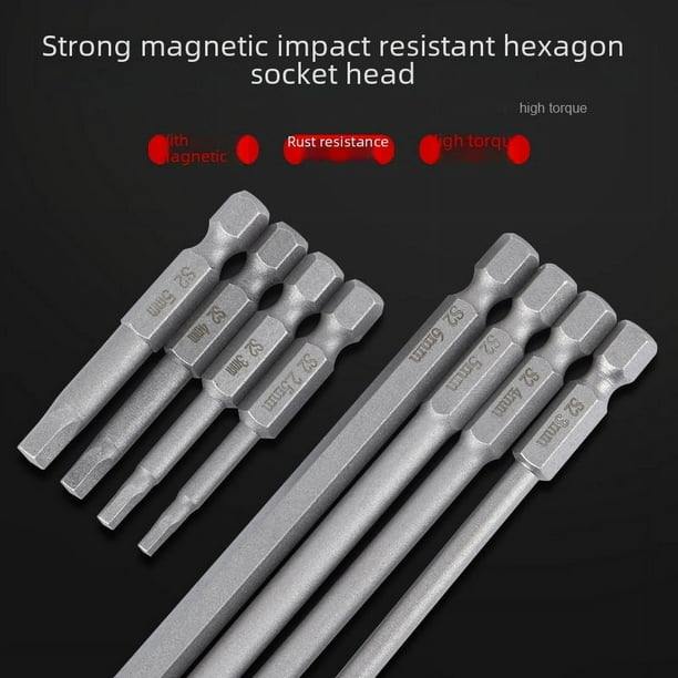 Taladro eléctrico con cabezal hexagonal alargado neumático H1.5-H8 ...