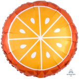 Summer Time Tropical Bright Orange Fruit 18" Jr Shape Foil Balloon ...