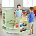 Gymax Wooden Supermarket Play Toy Set Kids Grocery Store Playset w ...