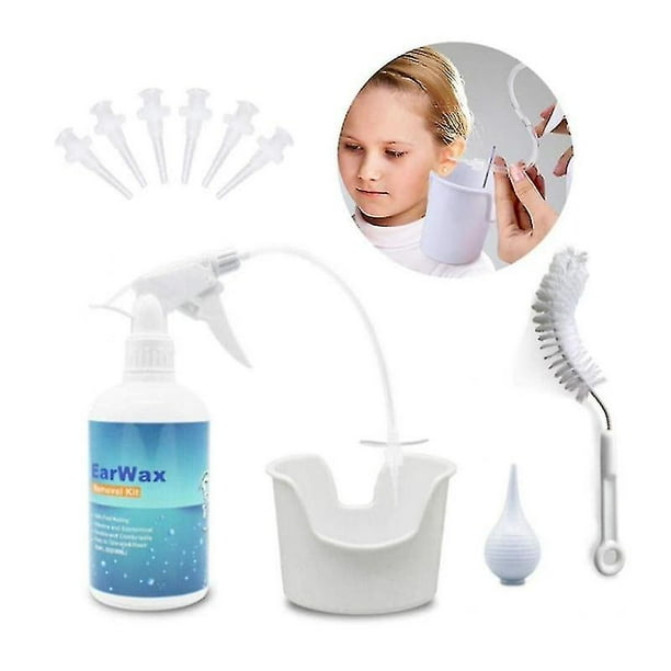 Ear Washer Ear Wax Cleaner Kit Flushing System Ear Wax Removal Cleaning ...