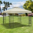 3x3M Double-Layer Gazebo Top Cover, 300D Polyester Canopy Replacement ...