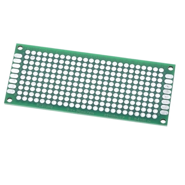 DQrwqpou Placa Circuito Soldadura Prototipo PCB Universal Doble Cara 5 ...