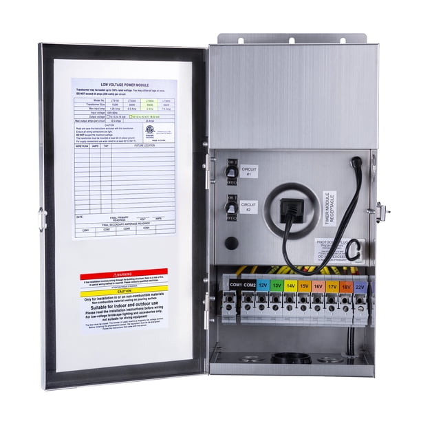 Gardenreet 600W Low Voltage Transformer,Multi-Tap (120V AC to 12V-13V ...