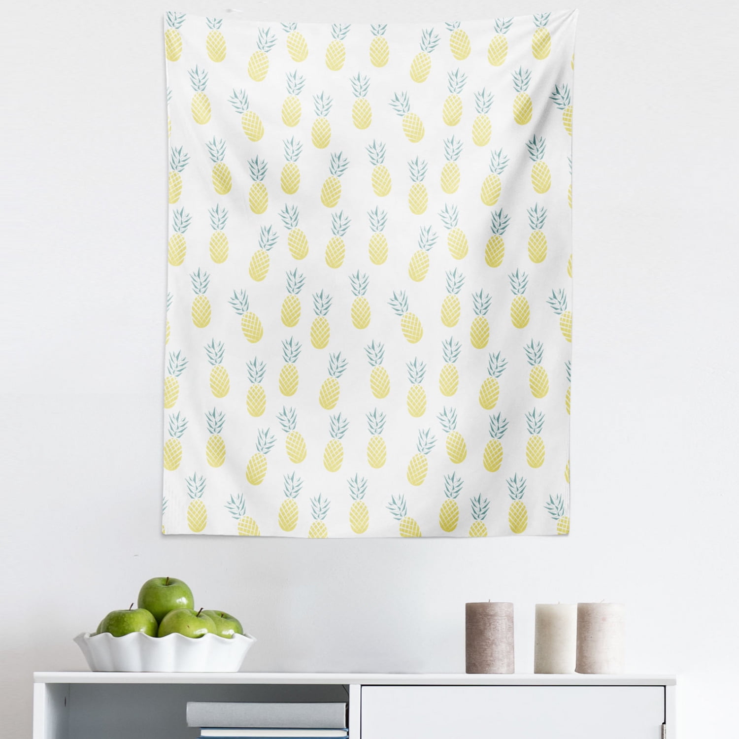 Exotic Tapestry, Pineapples with Rhombus Pattern Healthy Hawaiian Fruit ...
