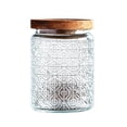 Gallickan Japanese Style Glass Storage Jar with Sealed Lid, 3.74x5.31in ...