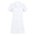 RUNQHUI Women's Scrub Dress Hospital Medical Doctors Nurse Uniforms Jackets Coat Halloween ...