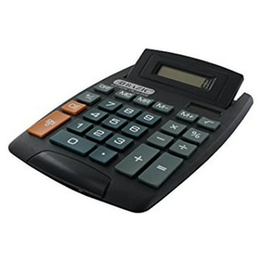 Lily's Home 12-digit Desktop Calculator, Spacious Keyboard, Solar and ...