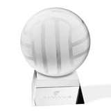 Matashi Crystal Paperweight for Desk with Etched Volley Ball Ornament ...