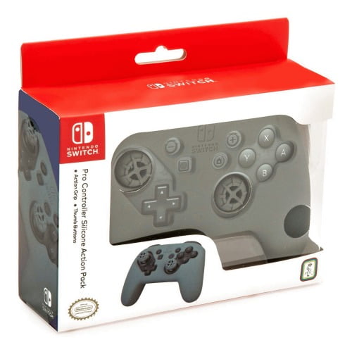Nintendo Switch Pro Controller Silicone Action Pack (Gray ...