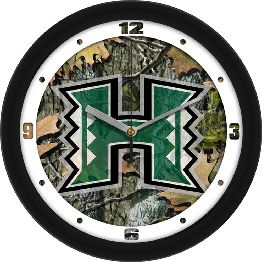 University of Hawaii Warriors Glass Wall Clock - Walmart.com