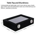 "LANTWOO Small Black Velvet Jewelry Holder, 24 Grid Earring and Ring ...