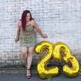 40 Inch Large Gold Number 70 Mylar Foil Balloons, Helium Balloons for ...