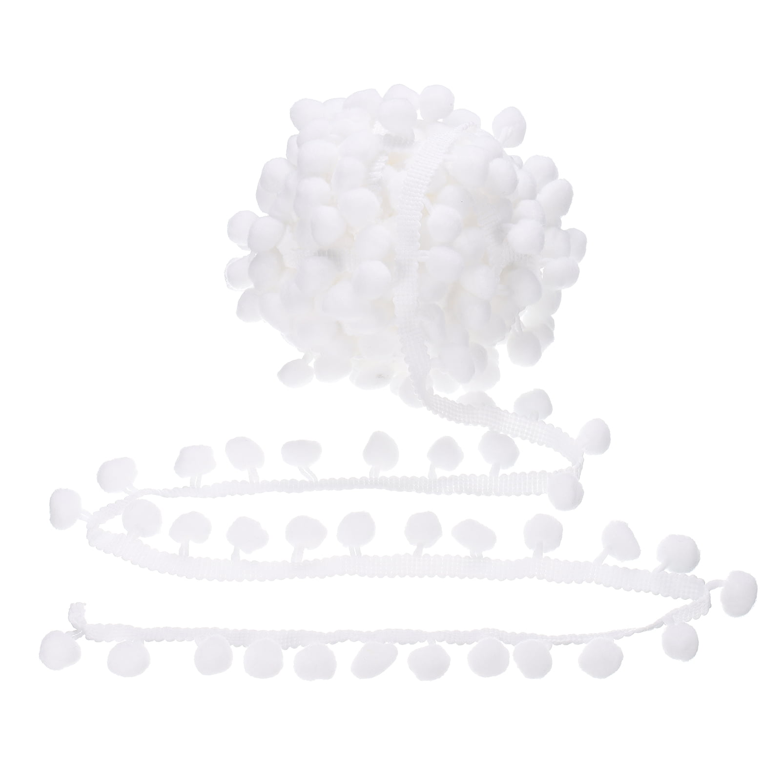 Click here for Uxcell 10 Yards Pom Pom Trim Ribbon  1 Wide White... prices