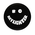 KC HiLiTES 5200 6" Round Black Plastic Light Cover w/ White Daylighter ...