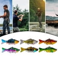 BotaniNest 7 Segment Fishing Swimbait Saltwater Freshwater Lifelike ...