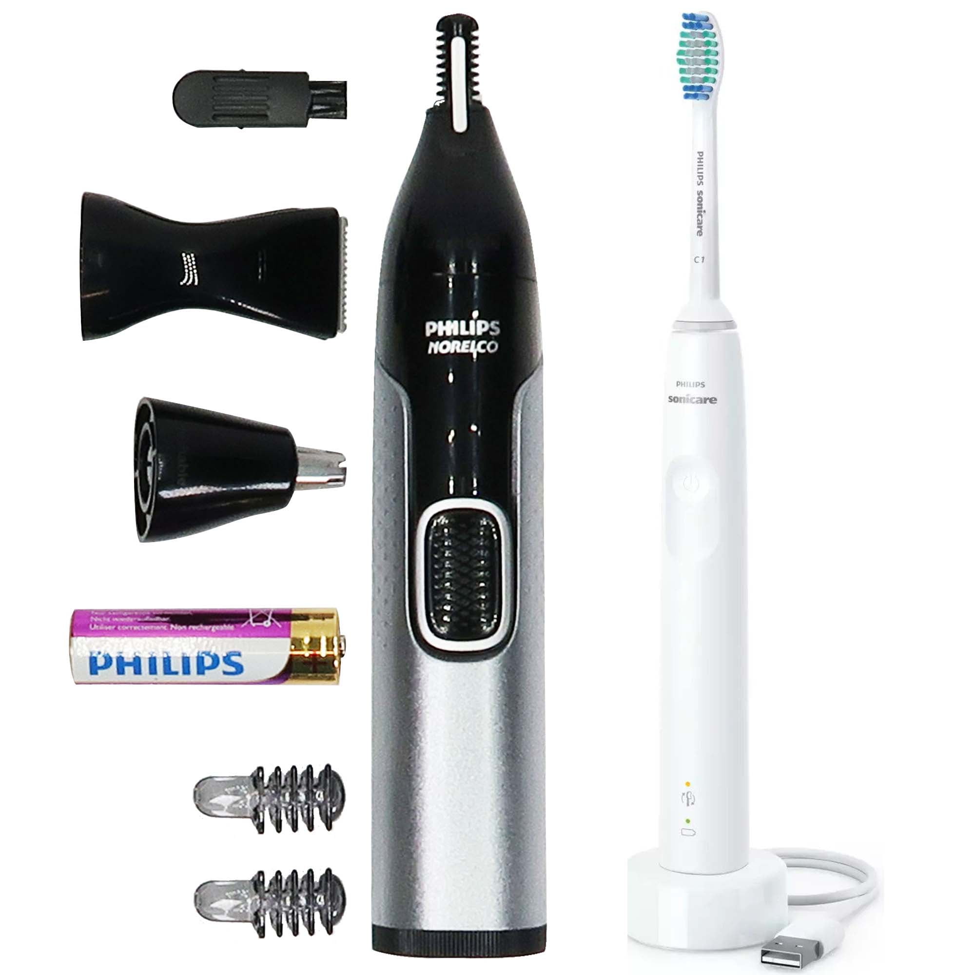 Philips Sonicare 3100 Rechargeable Electric Toothbrush + Philips ...