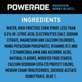 POWERADE Blueberry Sports Drink, Mountain Berry Blast, 12 fl oz, 8 Pack ...