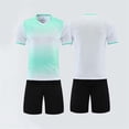 Ceisia Soccer Jersey and Shorts Set with Abstract Gradient Pattern ...