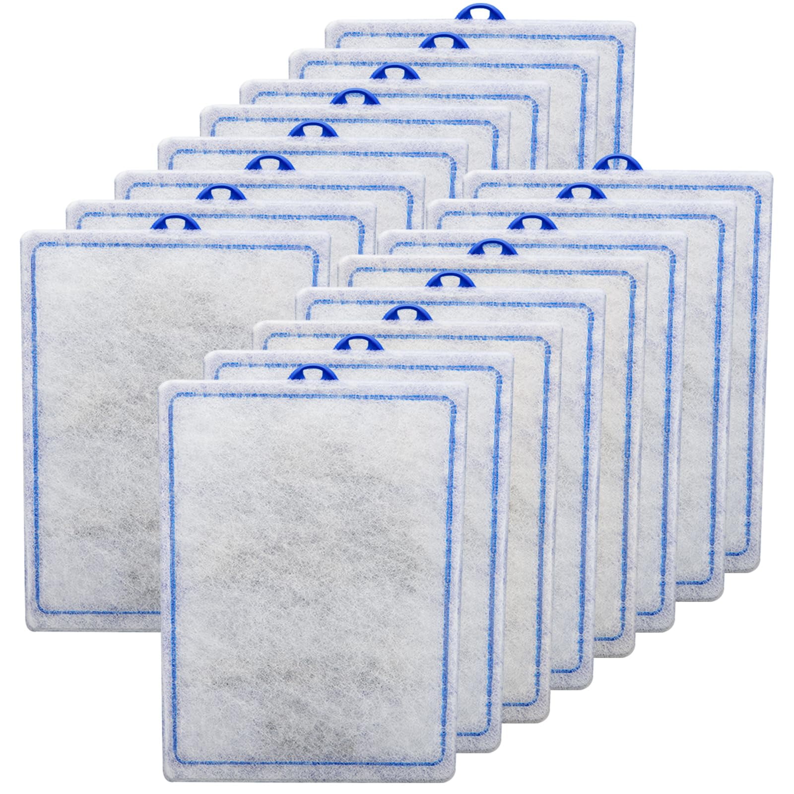 Tawatiler 16 Pack Assembled Large Filter Cartridges for Tetra Whisper ...