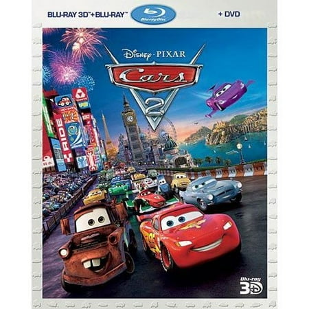 Cars 2 (Blu-ray 3D + Blu-ray + DVD) (Widescreen) - Walmart.com