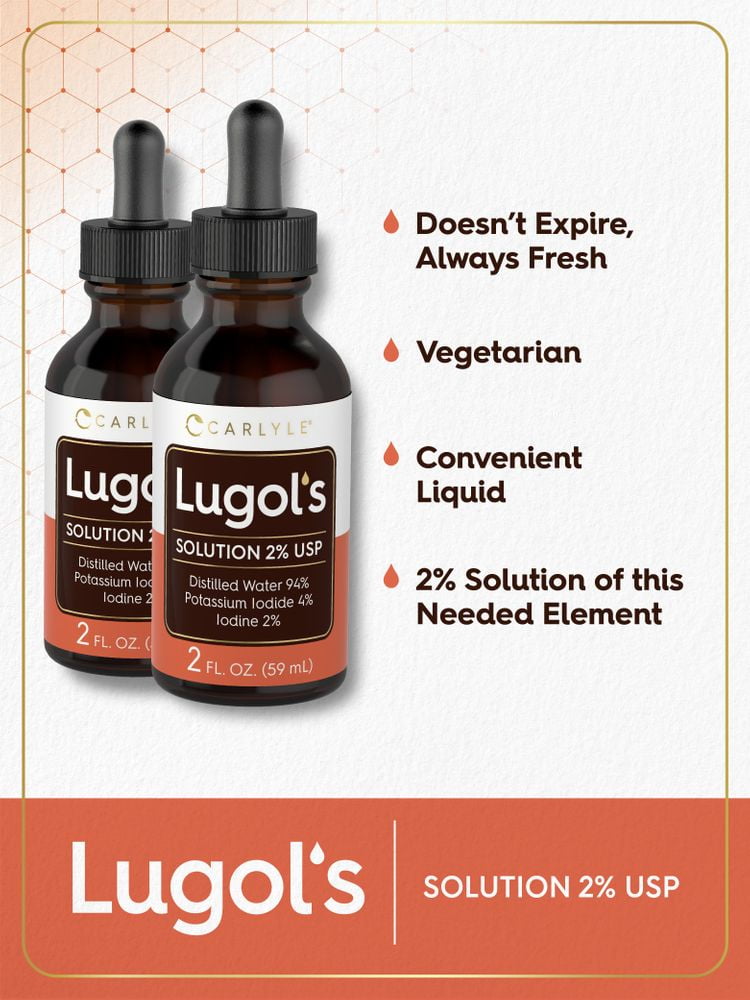 Carlyle Twin Pack 2% Lugols Iodine Solution Nepal | Ubuy