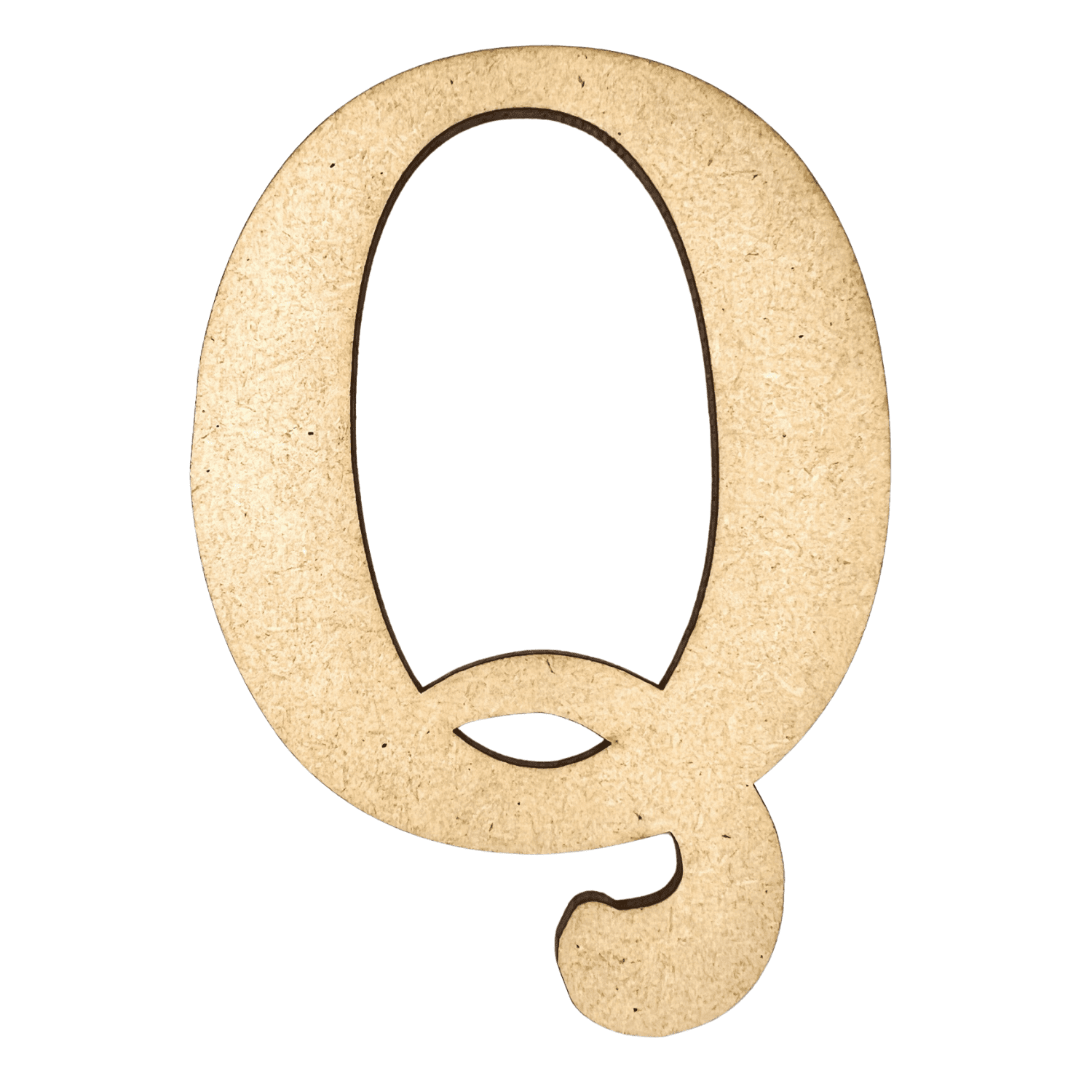 5" Tall MDF Letter Q | 1/4" Thick | Krafty Supply Letters | Beltorian ...