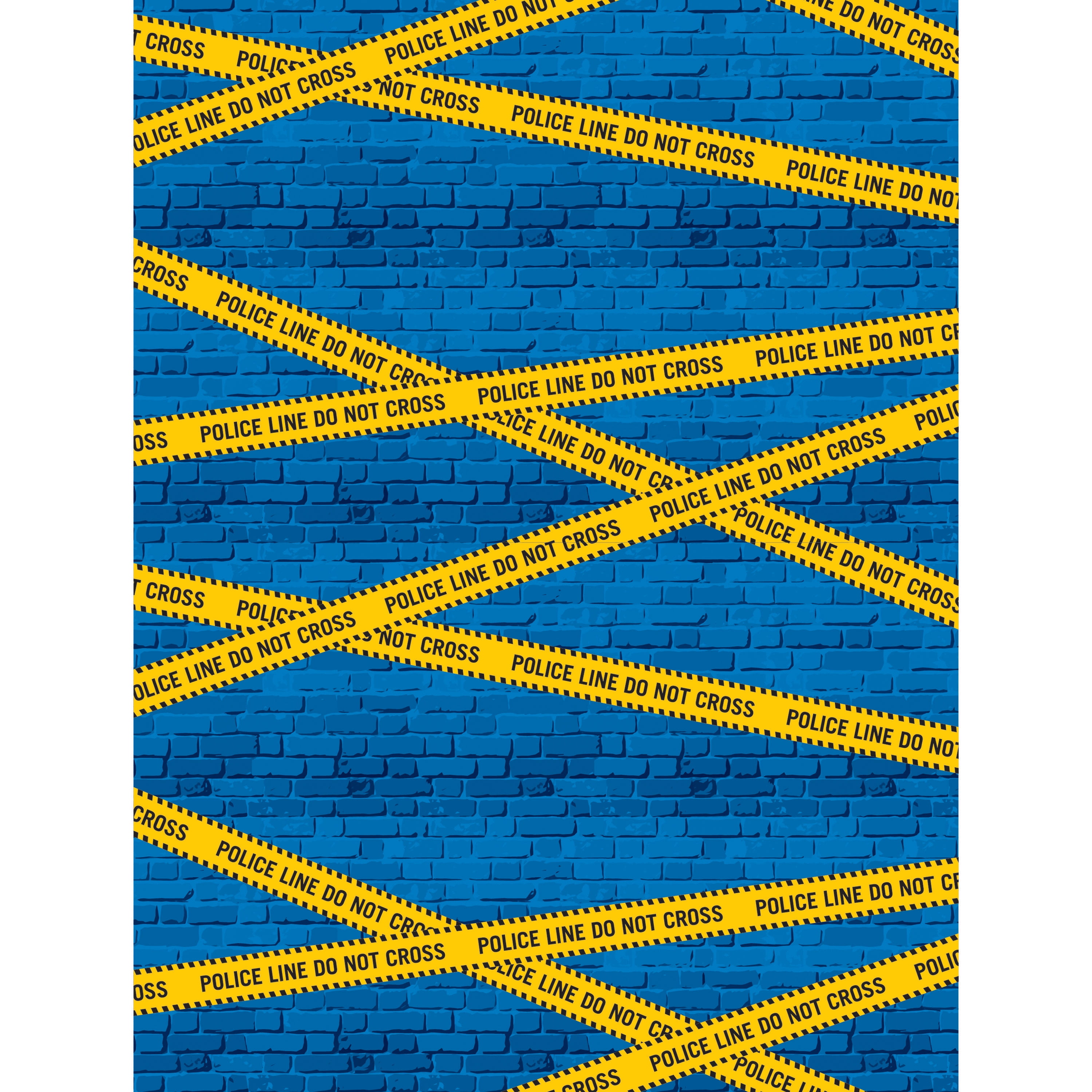 Police Party Photo Backdrop, 1 pk - Walmart.com
