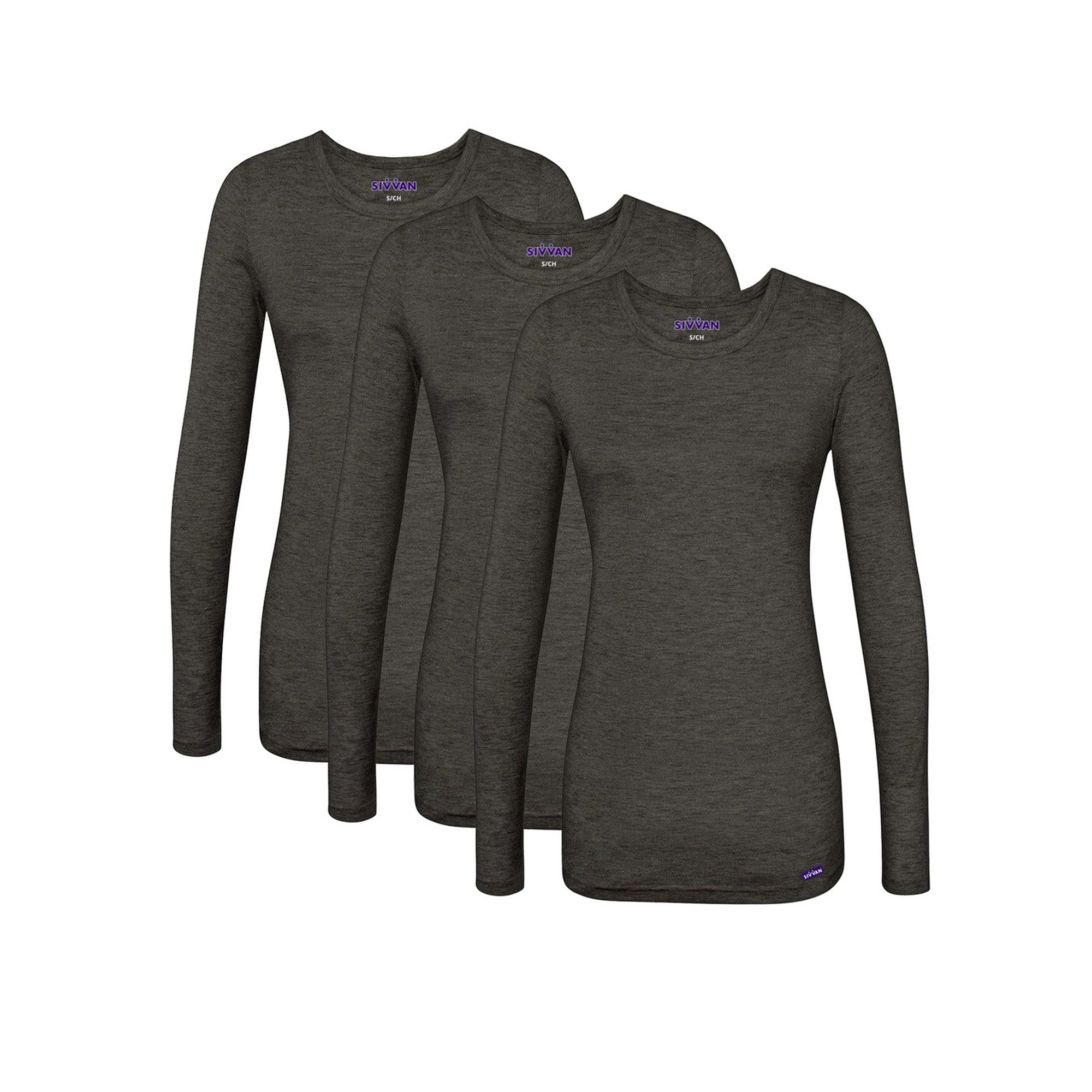 Click here for Sivvan 3 Pack Womens Comfort Long Sleeve T-Shirt /... prices