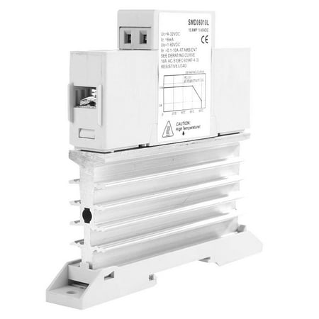 DC Control DC Single Phase DIN Rail Integrated Heat Sink Solid State Relay | Walmart Canada