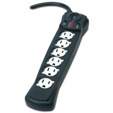 APC 6-Outlet Surge Protector 1080 Joules with USB Charging Ports ...