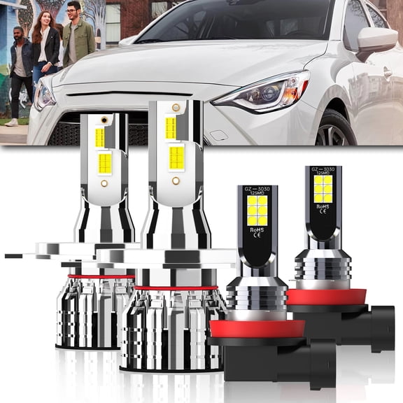 LED Headlight Bulbs Fit For Toyota Tacoma 2005-2011,9003 High Low Beam ...