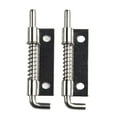 2PCS Spring Loaded Latch Bolt Stainless Steel Rebound Pin Window ...