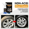 BiFandian Car Tire Cleaner Kit, 120ml Tire Brightening Agent with ...