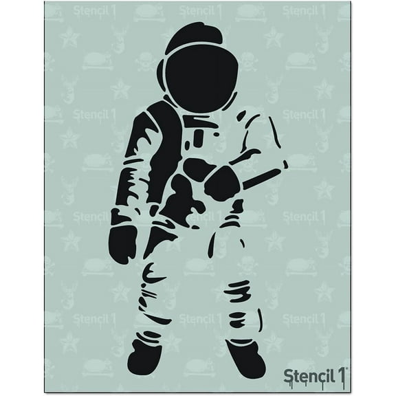 Headphones Stencil 8.5" x 11" - Music Stencil Urban Graffiti Art Craft ...