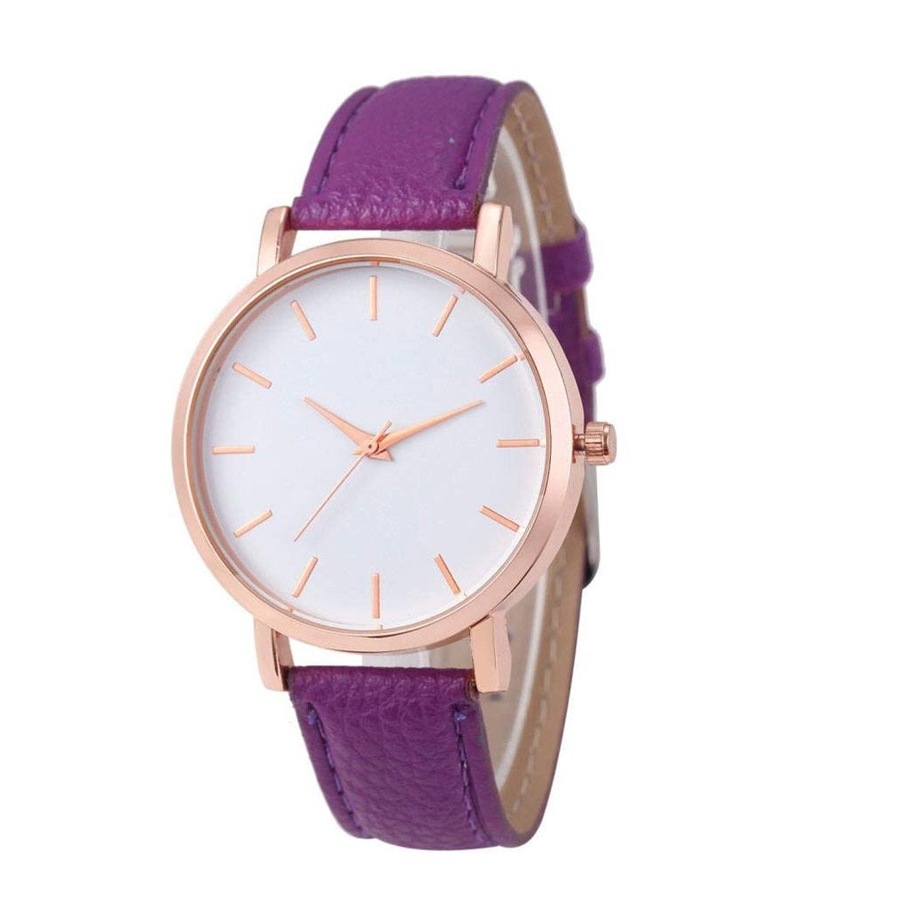 Click here for Hi fancy Women Pu Leather Round Analog Index Dial... prices