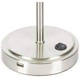 Mainstays Silver Grab and Go Stick Lamp with USB Port for Small Tables ...