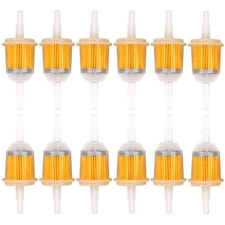 JOYWE 12 Pieces Gasoline Filter, Fuel Filter, Gasoline Fuel Filter ...
