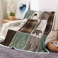 Cozy Vintage Country-Style Soft Flannel Throw Blanket - Perfect for ...