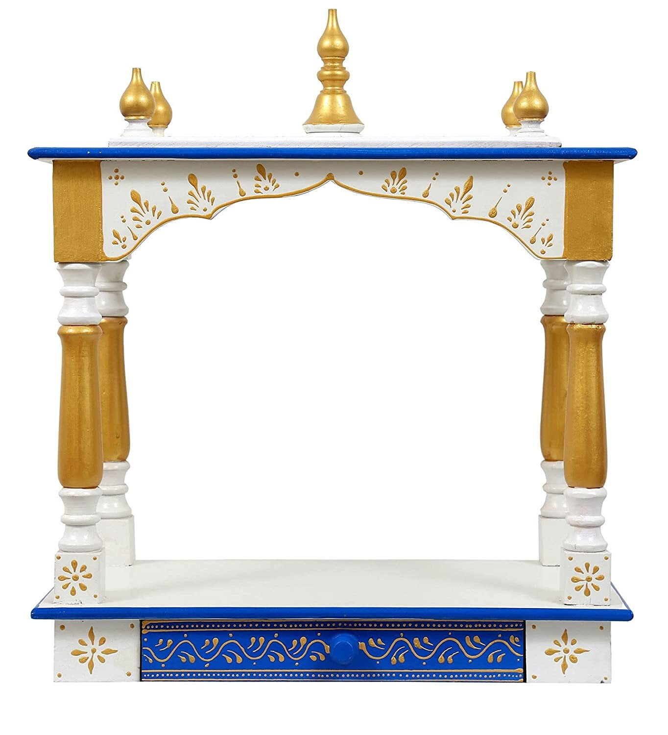 Wooden Mandir For Home & Office /Home Temple/Pooja Mandap /Wooden Pooja ...