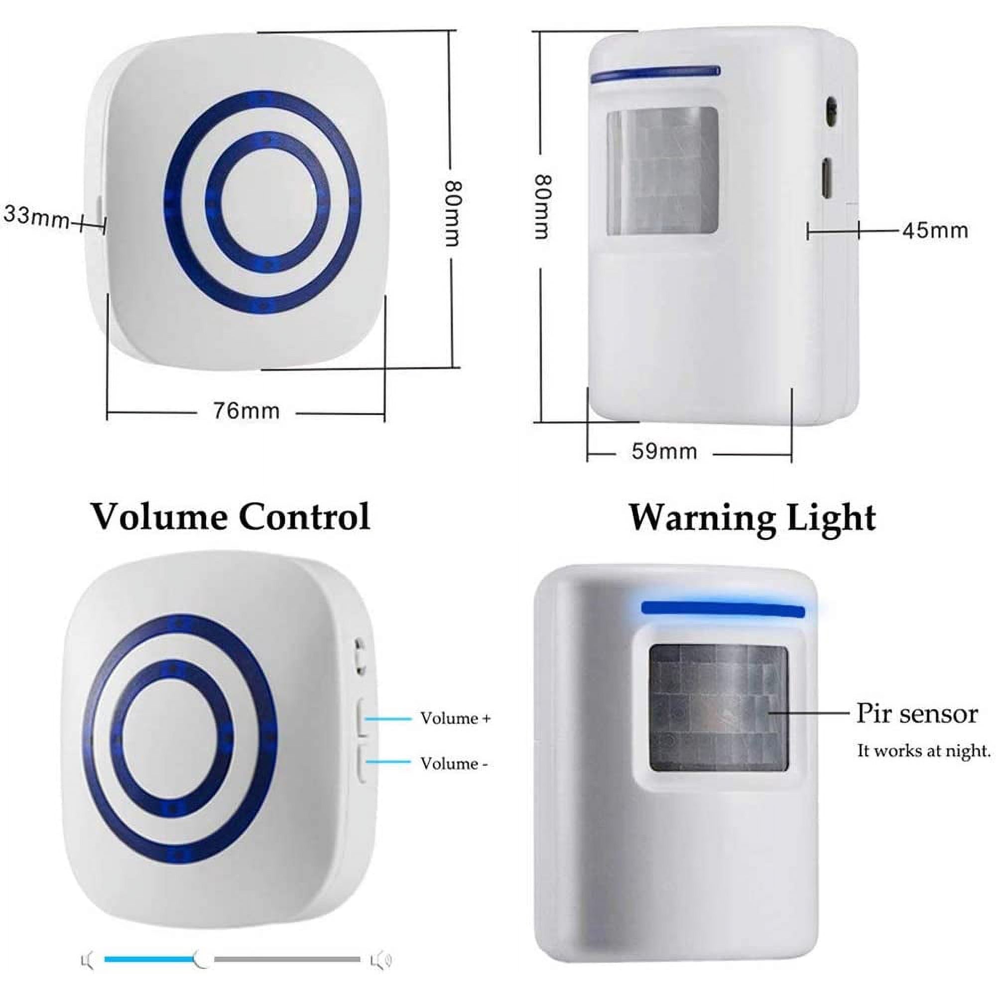 Click here for Rongmo Door Chime wireless Business Door Motion Se... prices