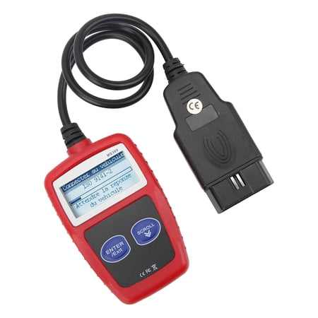 Diagnostic Scanner, Accurate LCD Backlit Screen Professional OBD2 ...