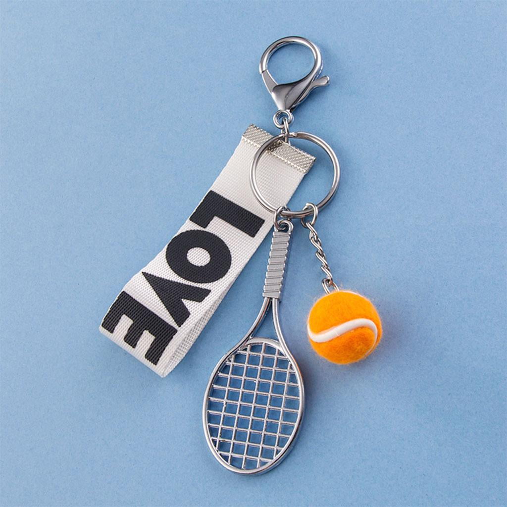 Click here for Beloving Creative Tennis Racket Split Keychain Rac... prices