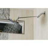 Adjustable Shower Arm Extension by WaterPoint, Brass Showerhead ...