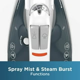 BLACK+DECKER® One Step Steam Iron, EvenSteam Stainless Steel ...