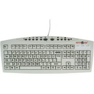 Ergoguys Egoguys Ezsee USB Large Print Low Vision, Media Keyboard ...