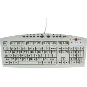 Ergoguys Egoguys Ezsee USB Large Print Low Vision, Media Keyboard ...