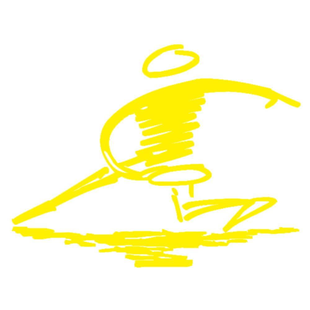 Disc Player Sports Thrower Logo Vinyl Decal Sticker - Walmart.com