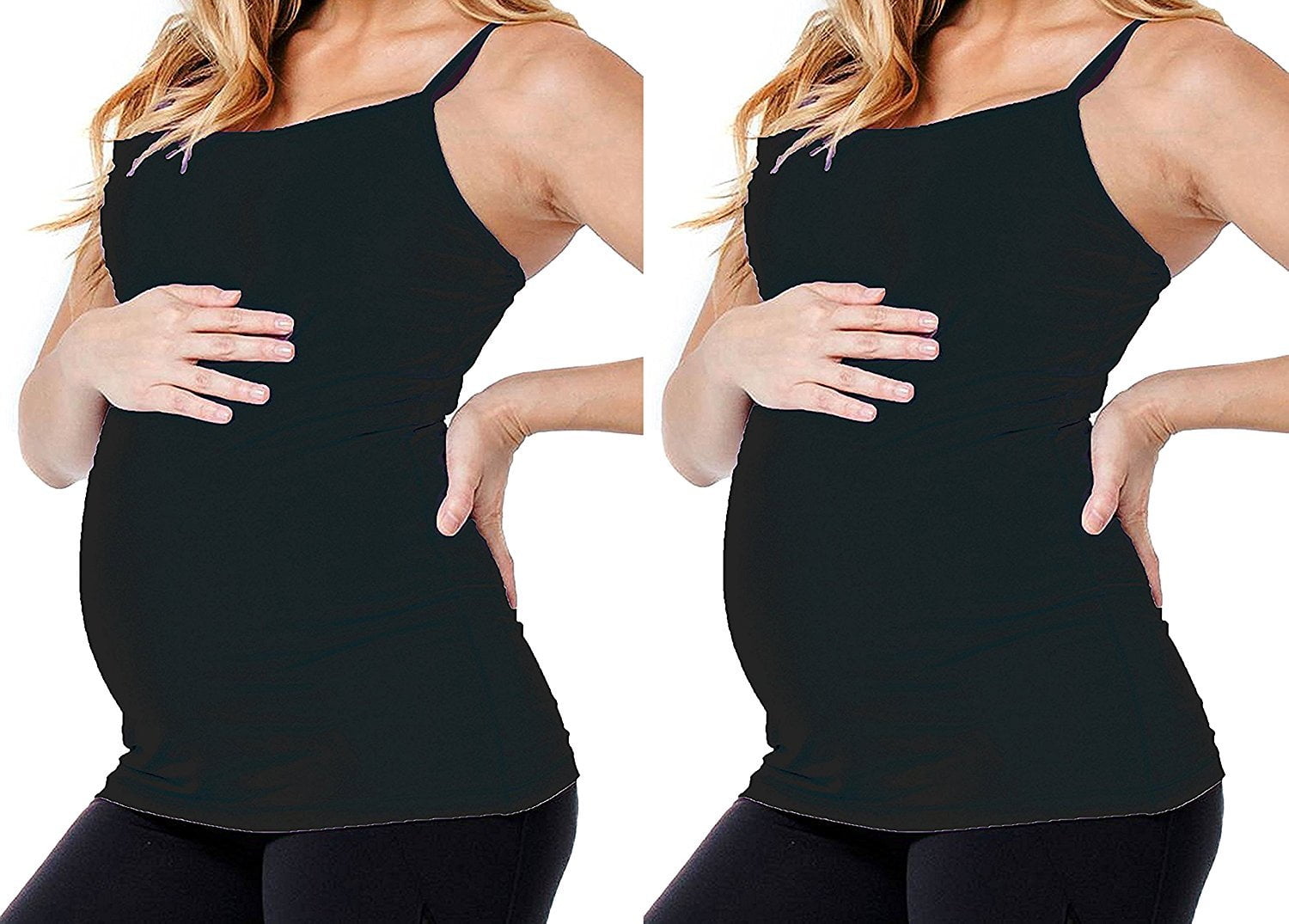 Shop Pretty Girl Maternity Camisole Tank Top Cami Basic Seamless