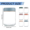 16 oz Overnight Oats Containers with Lids, Glass jars with Airtight ...
